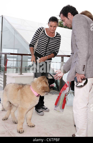 Princess Stephanie of Monaco with her dog Magic Founder President of ...