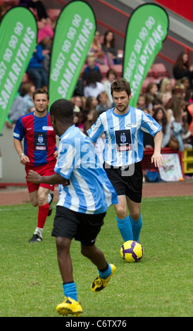 The Sun Bizarre Team and Celebrities - Tinchy Stryder Celebrity Soccer ...