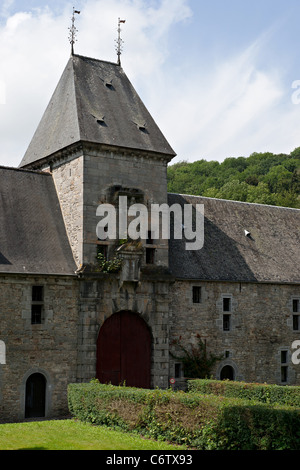 Castle in the town Spontin, Ardennes, Belgium Stock Photo - Alamy