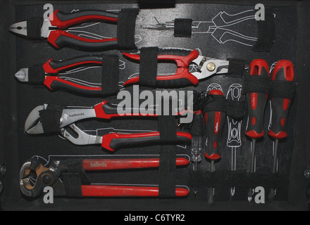 image of various halfords tools in tool box Stock Photo - Alamy