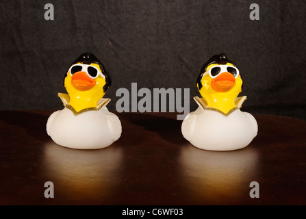 Pair of Elvis ducks, bath toys Stock Photo - Alamy