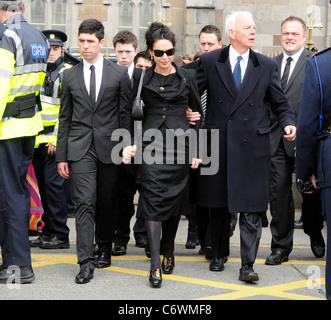 Rex, Elliot, Babette, Morah Ryan The funeral of RTE broadcaster Gerry ...