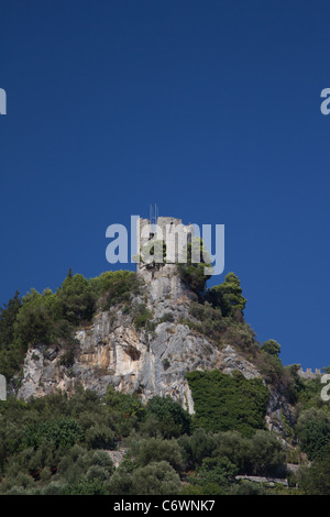 Saracen tower on the Amalfi coast, Italy Views of the Amalfi coast from ...