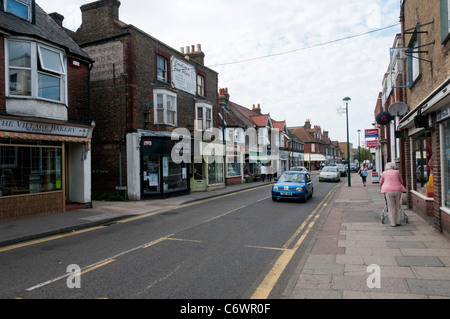 The small town of Birchington-on-Sea on the north Kent coast Stock ...