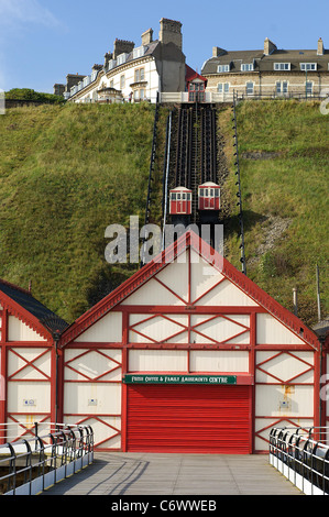 The Saltburn inclined tram in Yorkshire, England, is a magnificent ...