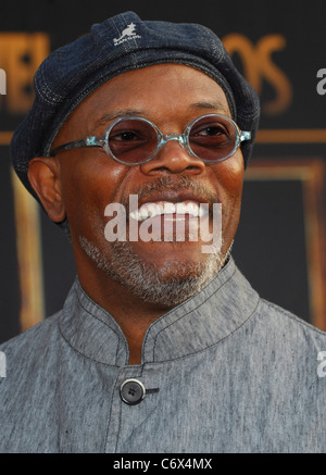 Samuel L Jackson at the World Premiere of "IRON MAN 2" held at the El ...