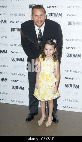 Alex Rodriguez with his daughter Natasha and Jason Binn Gotham magazine ...