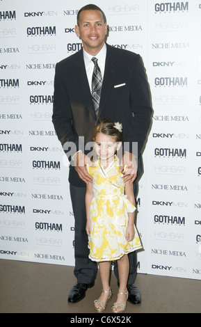 Alex Rodriguez with his daughter Natasha and Jason Binn Gotham magazine ...