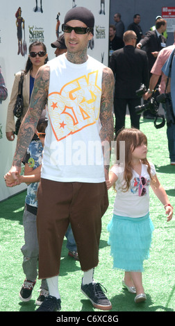 Travis Barker "Shrek Forever After" Los Angeles Premiere at the Gibson ...