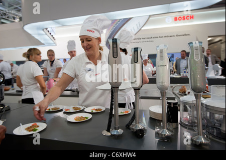Bosch display stand at IFA consumer electronics trade fair in Berlin ...