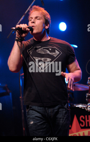 Edwin Ghazal of band 'Crash Karma' performing live on stage at The Mod ...