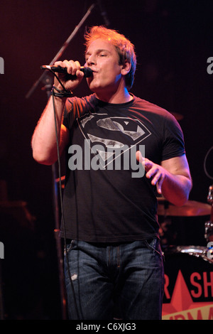 Edwin Ghazal of band 'Crash Karma' performing live on stage at The Mod ...