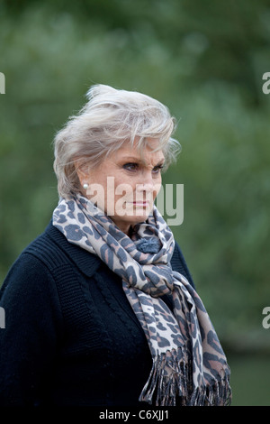 Television News reader and presenter Angela Rippon and her husband ...