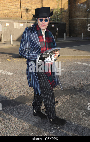 Stuart Leslie Goddard aka adam ant interviewed backstage at bestival ...