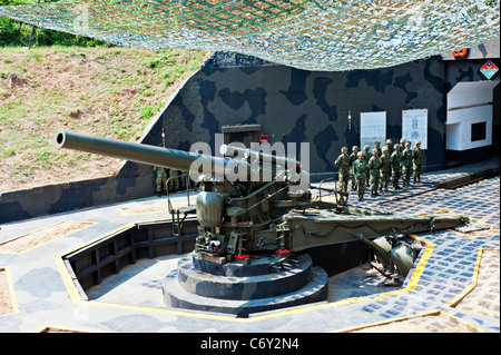 M1 240 mm Howitzer Cannon, Black Dragon, during a military drill ...