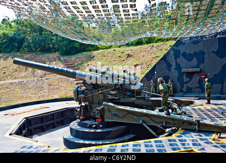 M1 240 mm Howitzer Cannon, Black Dragon, during a military drill ...