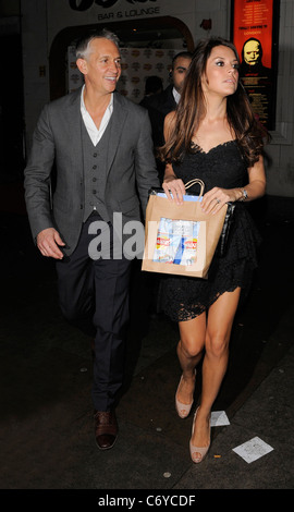 Gary Lineker and his wife Danielle Lineker The Walkers campaign launch ...