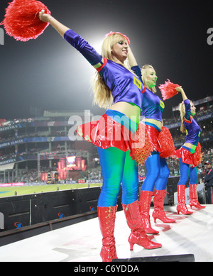 Delhi Daredevils Cheerleaders during the Delhi Daredevils v Kolkata ...