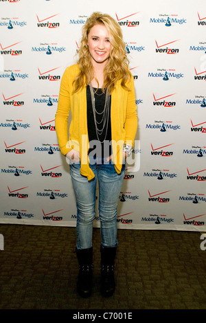 Emily Osment appearing on Verizon's Experience the Magic Tour to ...