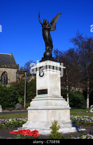 The Angel Of Peace War Memorial, Kidderminster, Worcestershire Stock ...