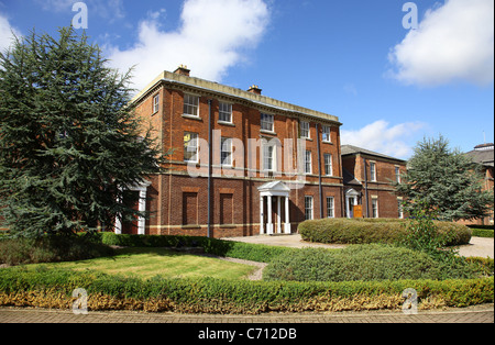 Rear of Etruria Hall in Etruria, Stoke-on-Trent, Staffordshire, England ...