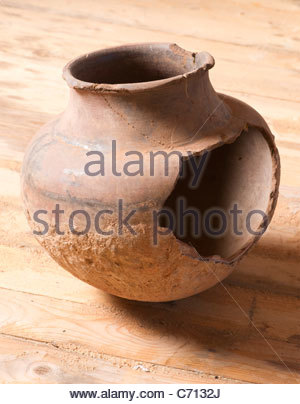 Large old style clay storage jars, pots and jugs used in rural Goa ...
