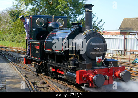 Talyllyn Railway loco No 3 in the guise of 'Sir Handel' for a children ...