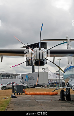 The F-WWEY Aérospatiale ATR 72-600 aircraft was showcased at the ...