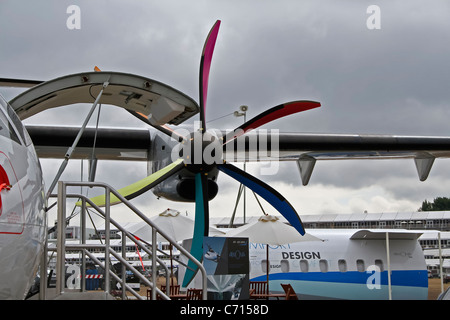 The F-WWEY Aérospatiale ATR 72-600 aircraft was showcased at the ...