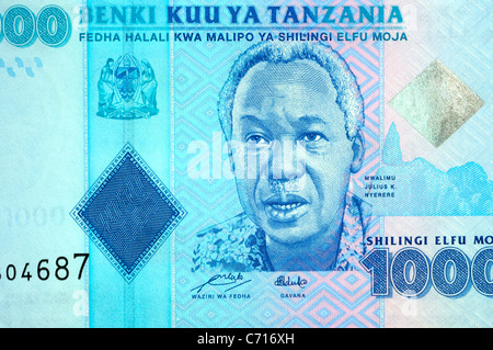 Tanzania 1000 One Thousand Shilling Bank Note Stock Photo - Alamy