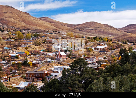 An overview of the historic town of Austin, NV, located on Highway 50 ...