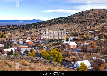 An overview of the historic town of Austin, NV, located on Highway 50 ...