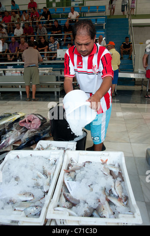 Fish market, Garrucha, Spain Stock Photo - Alamy