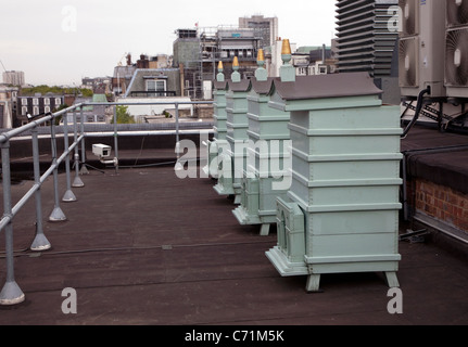 Beehives on roof of Fortnum & Mason, London - beekeeper Steve Benbow ...