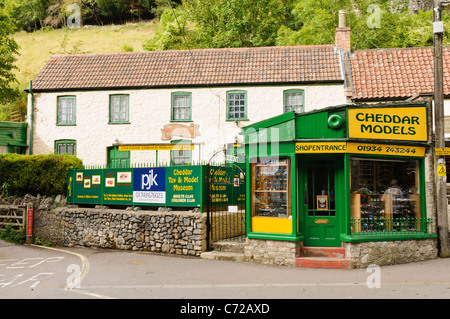 The toy and model museum at Cheddar Gorge, Somerset, England Stock ...