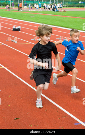 School sports day running race Stock Photo - Alamy