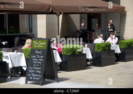 Bar/ Restaurant, Paternoster Square, City of London, England, UK Stock ...