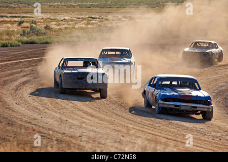 modified stock car cars race racing races dirt oval track tracks short ...