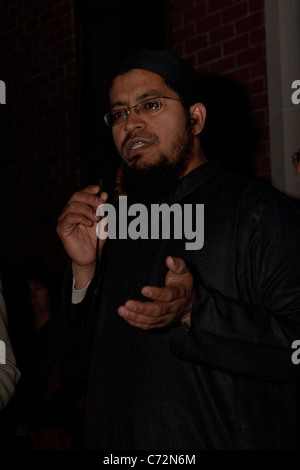 Imam of Exeter Mosque & Cultural Centre Mohammed Abrar in reflective ...