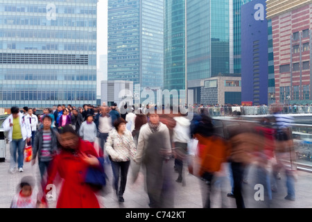People walking on the street, Shanghai, China Stock Photo - Alamy