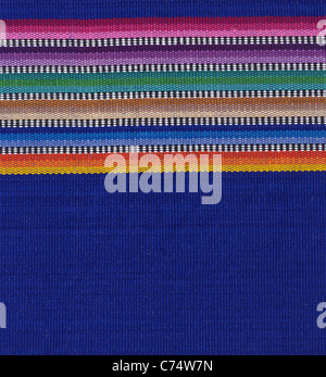 Guatemalan textile pattern with very bright colors shown in detail, to ...