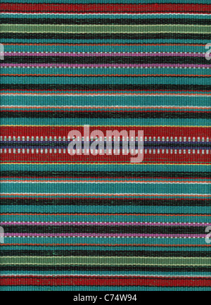 Guatemalan textile pattern with very bright colors shown in detail, to ...