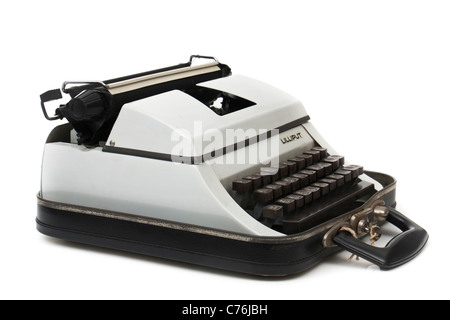 Vintage Lilliput portable child's typewriter in original carrying case ...