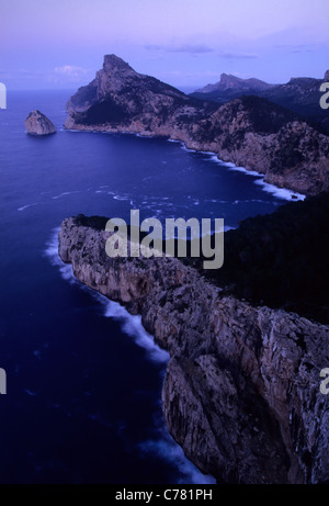 Majorca Mallorca Cap Formentor landscape nature Mediterranean Sea ...