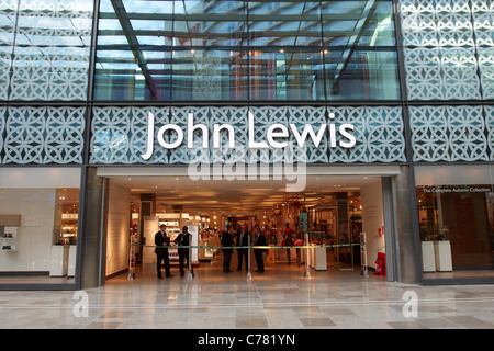 John Lewis Store entrance, Westfield Shopping Centre, Stratford City ...