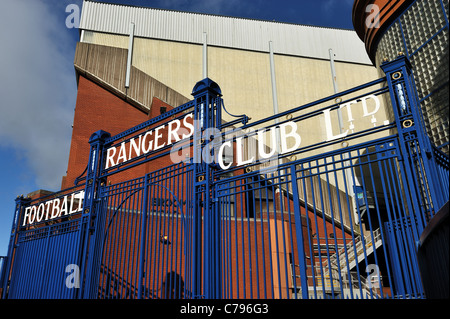 The Bill Struth Main Stand at Ibrox Stadium, home of Glasgow Rangers ...