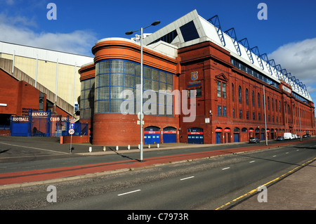 The Bill Struth Main Stand at Ibrox Stadium, home of Glasgow Rangers ...