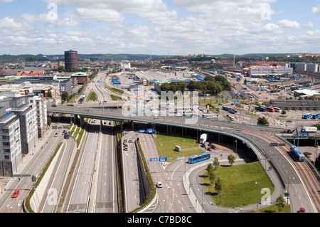 flyover overpass fly over road roads over pass overpasses raised sky ...