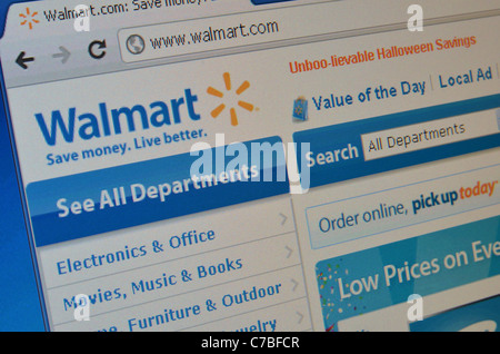 Walmart website screenshot Stock Photo - Alamy
