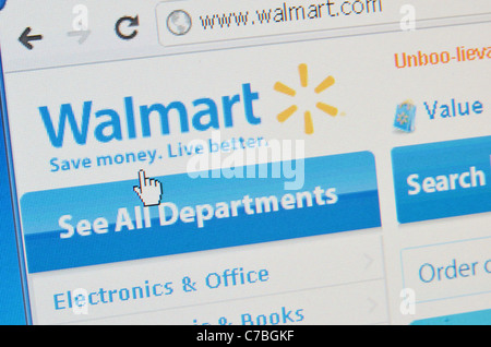 Walmart website screenshot Stock Photo - Alamy